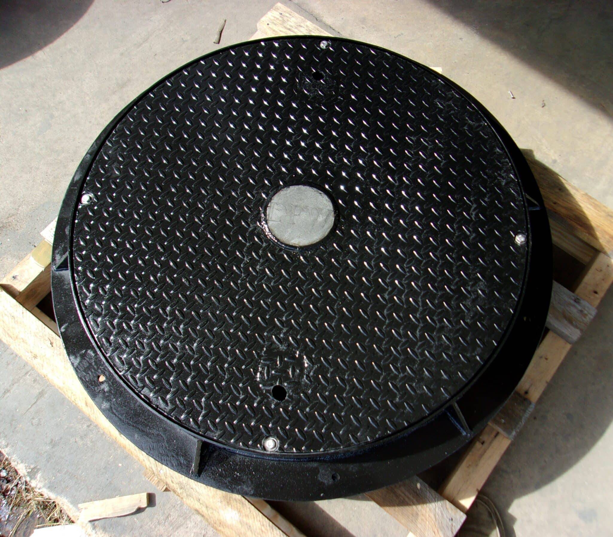 Round Manhole Covers and Frames Base Flange Frame