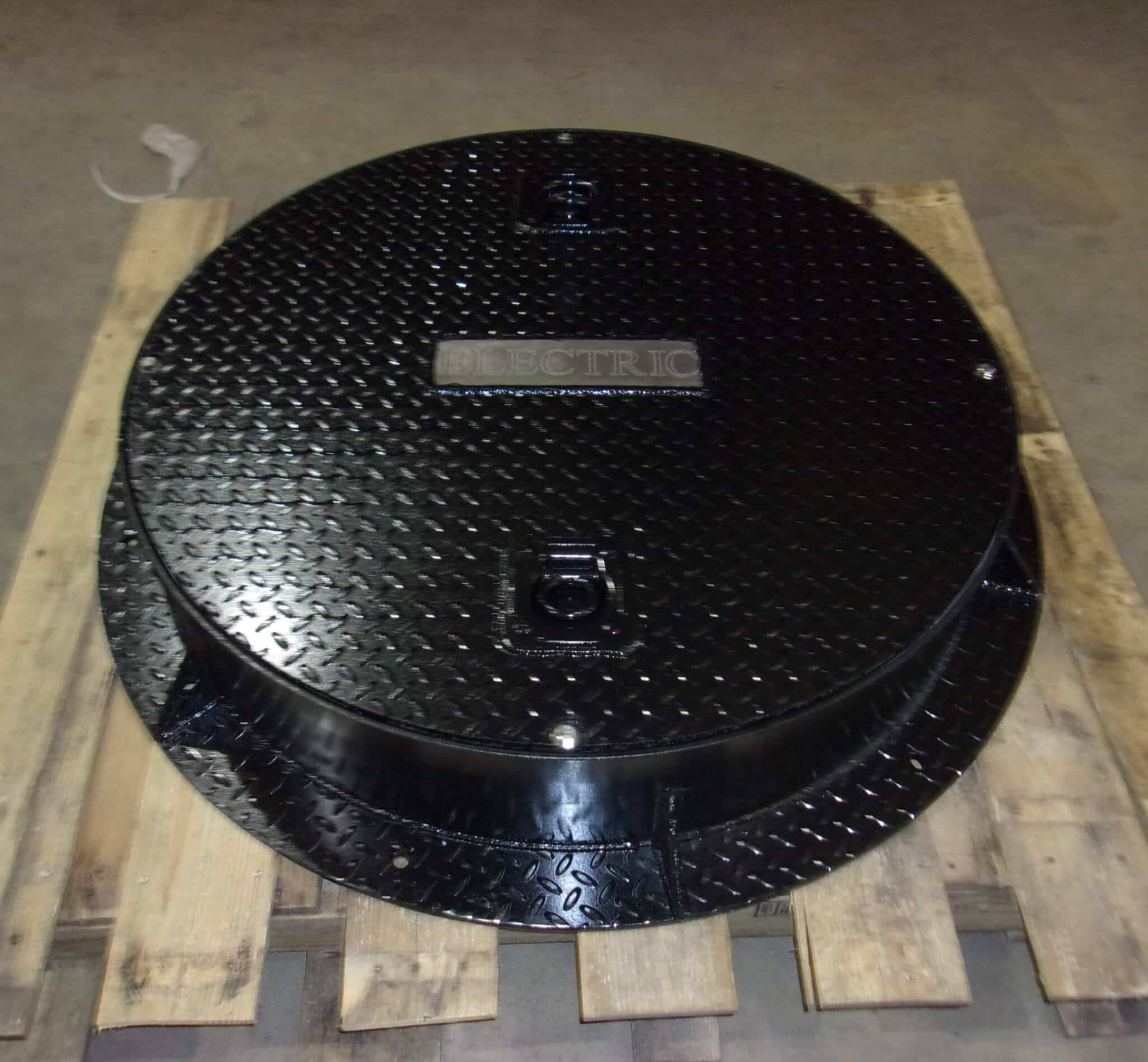 Round Manhole Covers and Frames Base Flange Frame