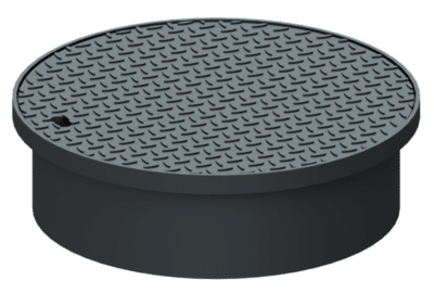Round Manhole Covers and Frames Top Flange Frame