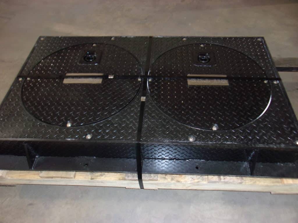 Square Manhole Covers and Frames Base Flange Frame