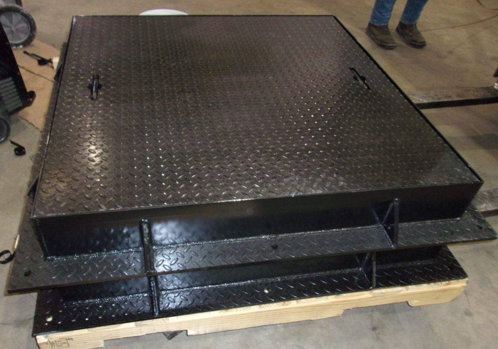 Square Manhole Covers and Frames Base Flange Frame