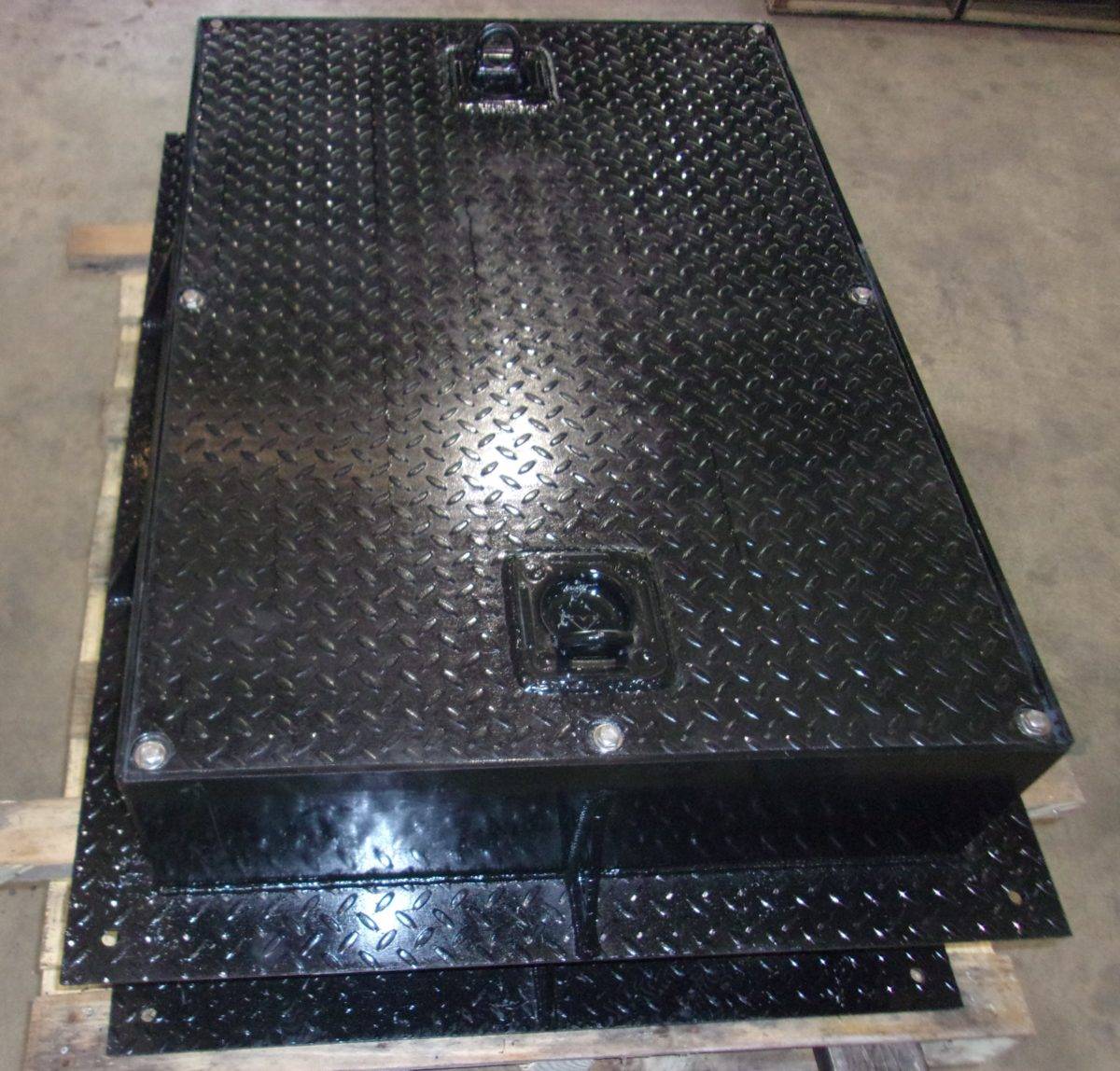 Square Manhole Covers and Frames Base Flange Frame
